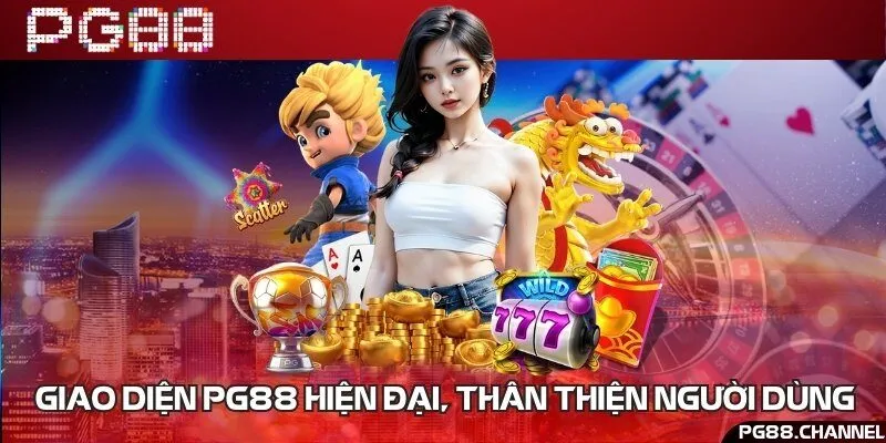 Giao diện PG88 hiện đại, thân thiện người dùng